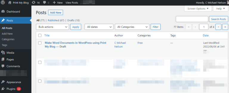 How to Make Word Documents in WordPress – Print My Blog